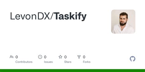 Github Levondx Taskify