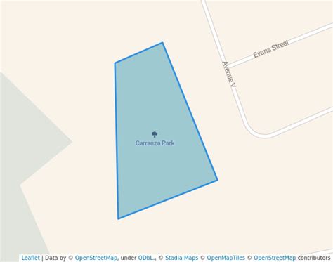 Carranza Park In Del Rio Map And Routes