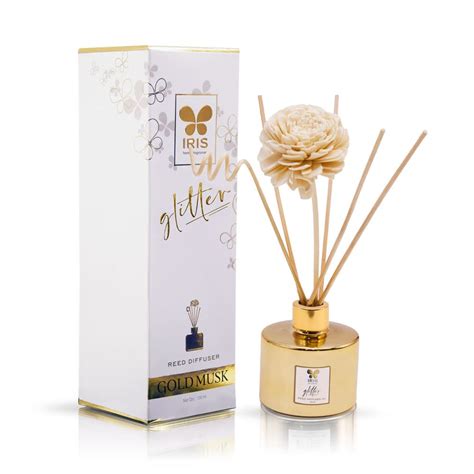 Cycle Iris Glass Glitter Reed Diffuser Set 100ml Oil 6n Reed Sticks