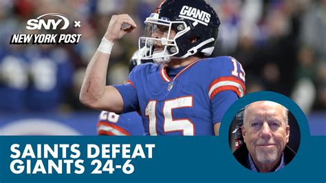 Ny Posts Mark Cannizzaro Talks Tommy Devito And Giants Loss To Saints