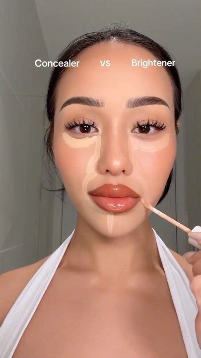 Contour Highlighting Technique☺️ ️ Shorts Makeup Hack Contour