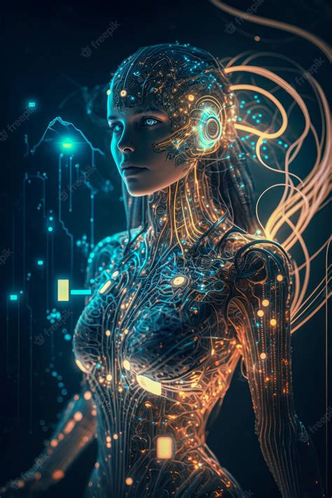Premium Photo Artificial Intelligence Representation As A Human Being