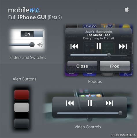 Mobileme Full Iphone Gui By Kediashubham On Deviantart
