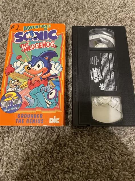 Adventures Of Sonic The Hedgehog Grounder The Genius Vhs 1994 £7 43