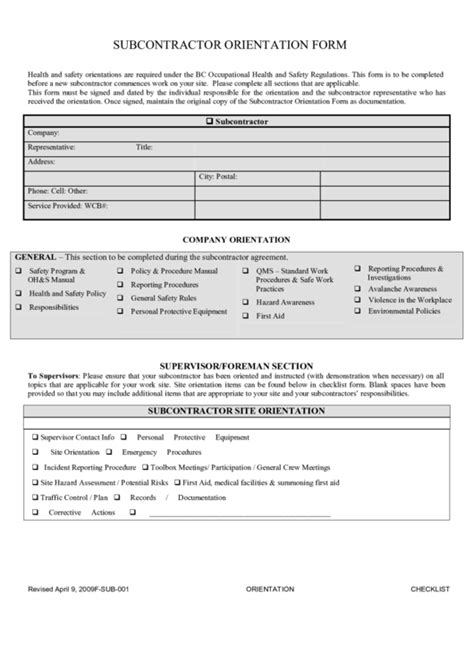 Subcontractor Safety Plan Protecting Your Company In 2023