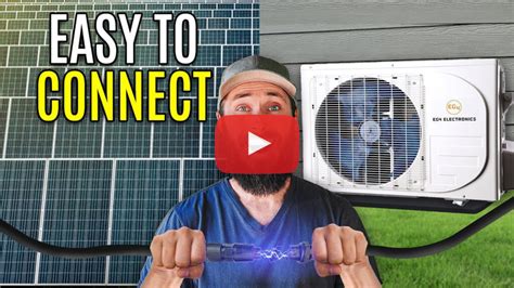 how to connect solar panels to eg4 mini split east texas homestead
