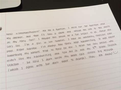 PenmanshipPorn AMA Pretty Handwriting Cute Handwriting Nice Handwriting