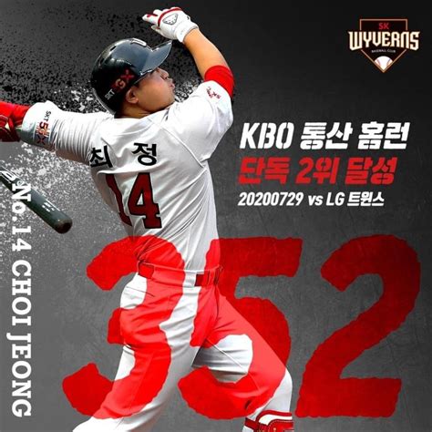 최정 올해 이승엽 홈런 기록 잘하면 깰 수 있겠는데요 Mlbpark