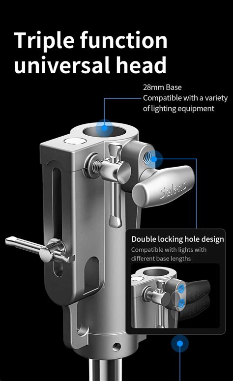 Selens Professional Low Center Gravity Stainless Steel Stand