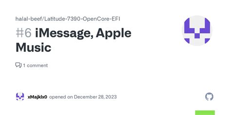 Imessage Apple Music · Issue 6 · Halal Beeflatitude 7390 Opencore