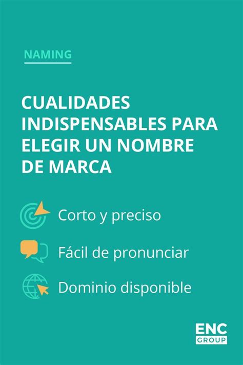 Naming Cualidades Para Elegir Un Nombre De Marca Nombre De Marca