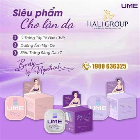 Combo Kem Dưỡng Trắng Body Ume Ngọc Trinh