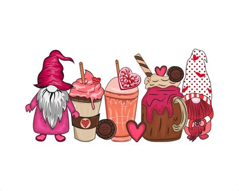 Premium Vector Valentine Gnome Tshirt Design Valentine Sublimation Design