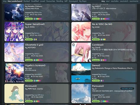 Beatmap Titles Has 0 Andor 00 Appended On The End Of Each Title