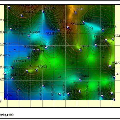 Magnesium Distribution In Groundwater Of The Area Download Scientific