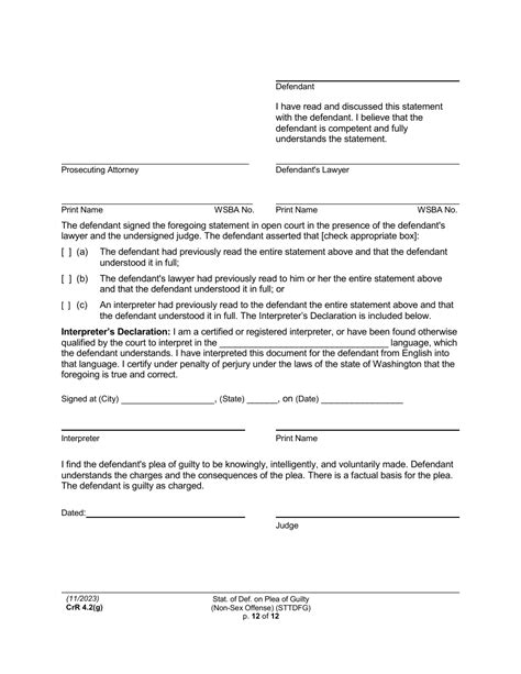 Form Crr42g Non Sex Offense Download Printable Pdf Or Fill Online