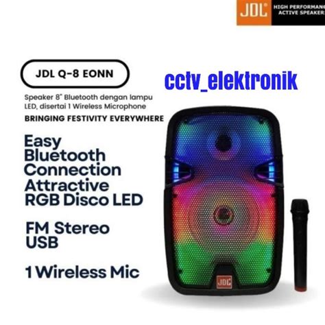 Jual Speaker Portable Meeting Jdl Q8 Eone Speaker Blutooh Karaoke Shopee Indonesia