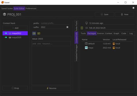 Github Davidlatwe Sweet Rez Suite Composing Gui