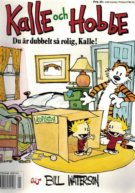 Kalle Och Hobbe Watterson Bill Follin Från 45