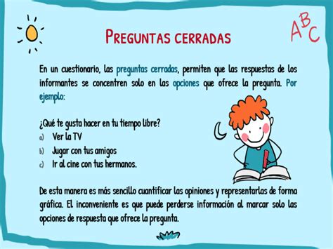 Ejemplos De Preguntas Cerradas