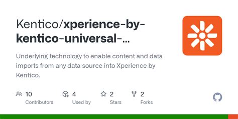 github kentico xperience by kentico universal migration tool