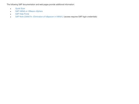 Sap Documentation Sap Hana Deployments On Dell Powerflex
