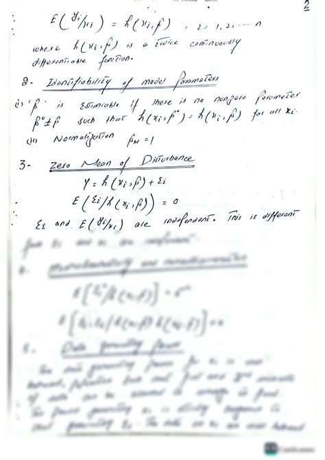 SOLUTION Econometrics Non Linear Regression Models Studypool