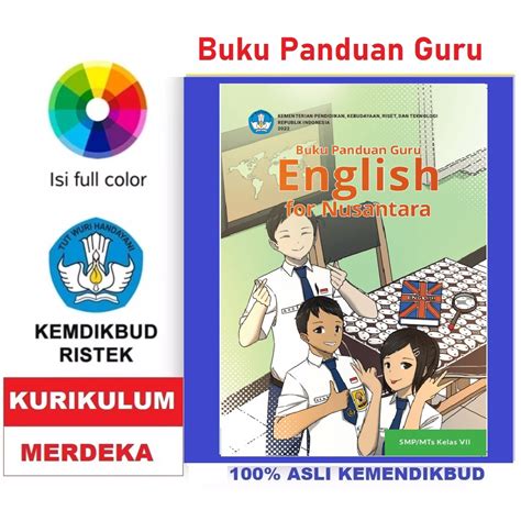 Jual Diskon Buku Panduan Guru English For Nusantara Smp Kelas VII