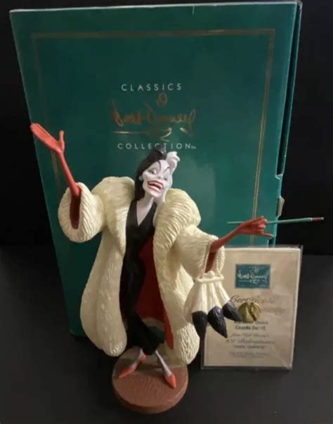 Wdcc Cruella De Vil Walt Disney Collectors Society 1995 Figurine 101