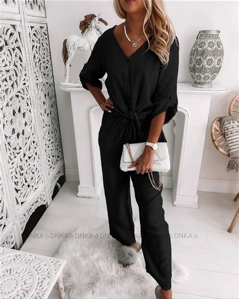 Купити Костюм брючний сорочка з льону №с41747 ціна опт роздріб інтернет магазин одягу Україна