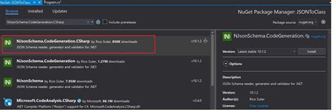 How To Autogenerate C Class Using JSON Or JSON Schema TheCodeBuzz