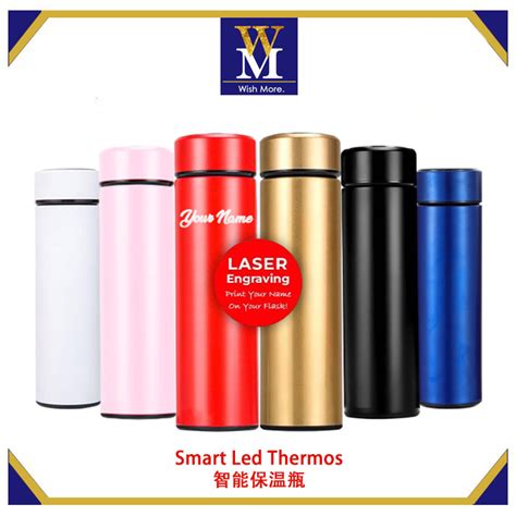 Ready Stock🔥500ml Fashion Smart Temperature Flask Led Display Vacuum Thermal Flask Insulation
