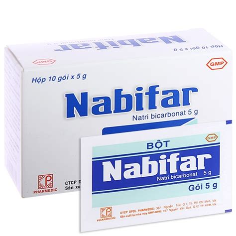 Thuốc Nabifar 5g Vệ Sinh Phụ Khoa Khử Mùi Hôi 10 Gói 112024