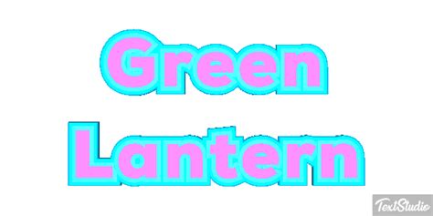 Green Lantern Brand Animated  Logo Designs