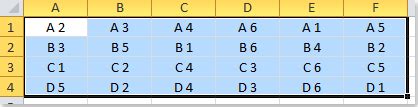 Quickly Sort Or Select Cells Rows And Columns Randomly In Excel
