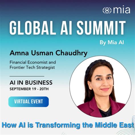 Amna Usman Chaudhry On Linkedin Ai Globalaisummit Aiadoption