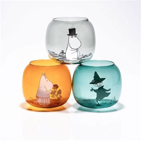 Świecznik Mama Muminka Muminki Bursztynowy Muurla Oficjalny Moomin