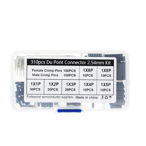 kit 310pcs conectores dupont pines dupont hembra macho leantec es