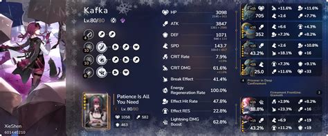 My Kafka Build Builds Honkai: Star Rail | HoYoLAB