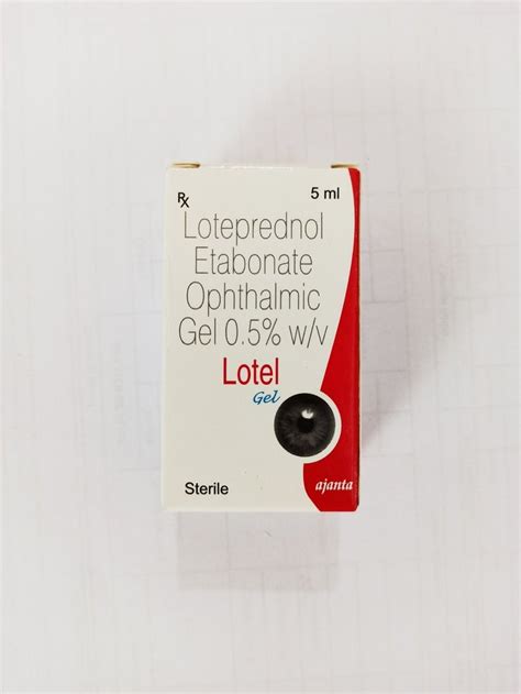 Loteprednol 0 5 W V Eye Drop Lotel Packaging Size 5 Ml At Rs 180