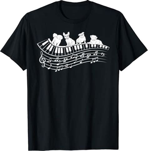 Musician Piano Player Pianist Music Notes Piano Keyboard T Shirt