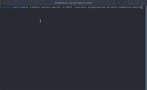 performance monitoring with dotnet counters stefan geiger