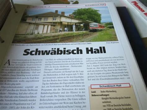 BAHNHOF UND GLEISPLAN Schwäbisch Hall 6S Baden Württemberg EUR 6,14 - PicClick DE