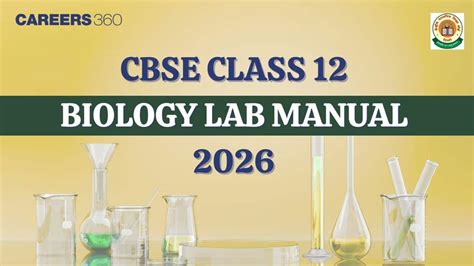 Cbse Class 12 Biology Lab Manual 2025 26 Activities Practicals Free