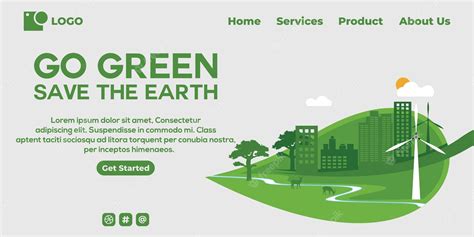 Premium Vector Eco Friendly And Green Energy Silhouette Vector Design