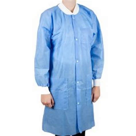 Blue Disposable Lab Coat For Hospital At Rs 34 In Ahmedabad Id