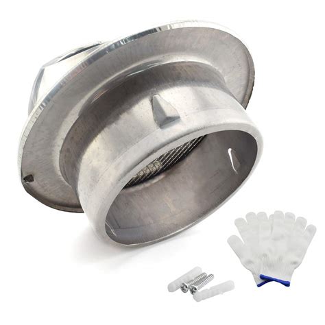 Sdtc Tech Inch Stainless Steel Soffit Air Vent Round Bull Nosed External Extractor Wall Vent