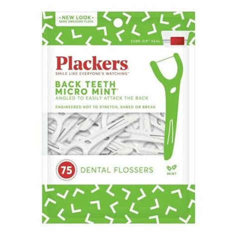 Plackers Flosser Right Angle 75 Count For Sale Online Ebay