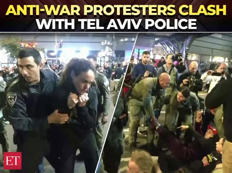 Anti Netanyahu Stir Goes Out Of Control Tel Aviv Police Scuffle With