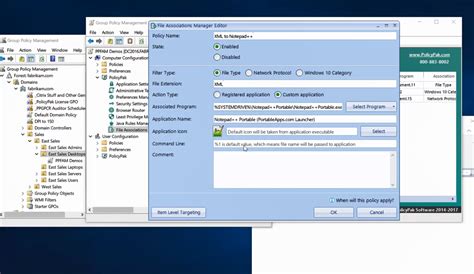Policypak File Associations Manager Manage Windows 10 File Association Policypak